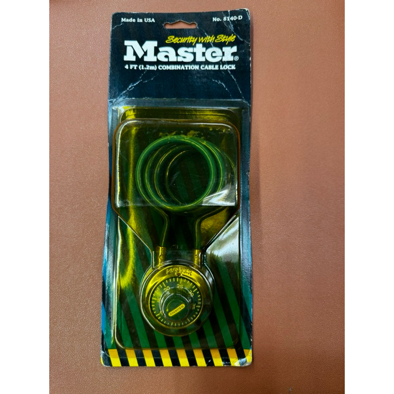 Master Lock Round Body 3 Digit Combination Padlock with 4ft Cable Made ...