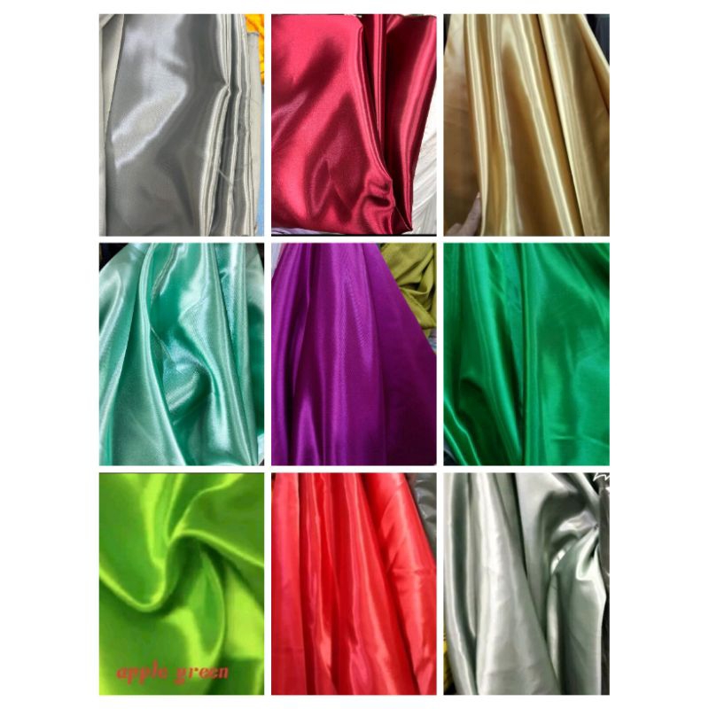 Light Satin Fabric Sold Per Yard | Shopee Philippines