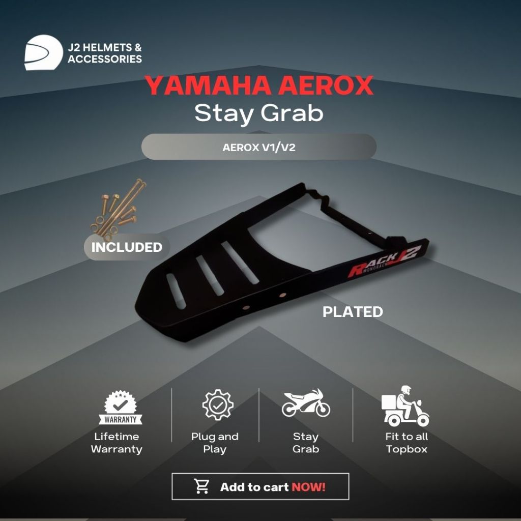 Rack Monorack Bracket For Yamaha Aerox V1/V2 Lifetime Warranty | Shopee ...