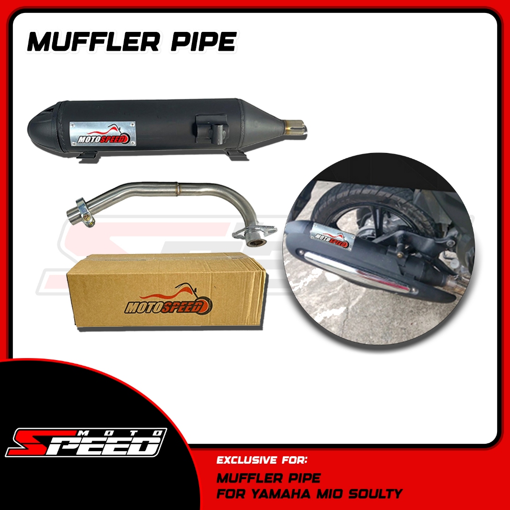 MOTO SPEED SHOP MUFFLER PIPE FOR YAMAHA MIO SOULTY MADE IN THAILAND ...