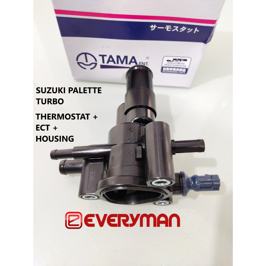 SUZUKI PALETTE MK21S THERMOSTAT+ HOUSING WITH TEMPERATURE SENSOR K6A ...