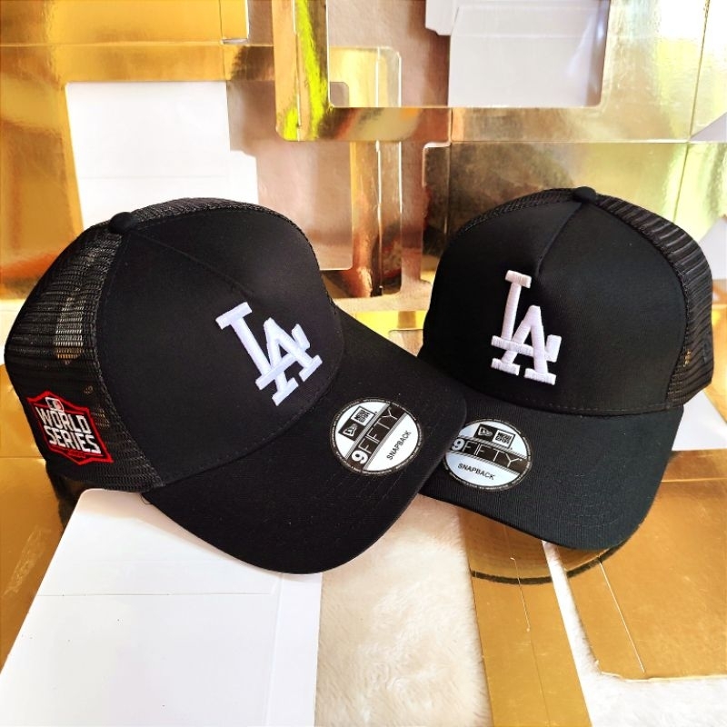 Top Grade New Era trucker LA Dodgers A-frame curve/snapback caps ...