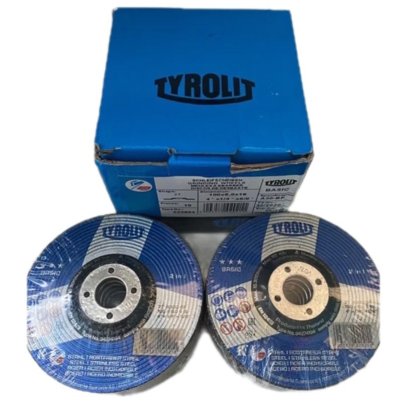 TYROLIT GRINDING DISC 4" (10PCS/BOX) | Shopee Philippines