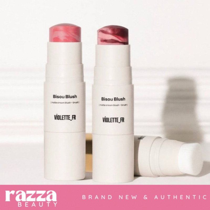 VIOLETTE_FR Bisou Blush [Matte Cream Blush + Brush] [On Hand] | Shopee ...