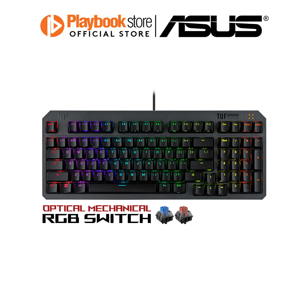 Asus TUF K3 Gen II RA07 97-Key Layout Optical-Mechanical RGB Switch ...