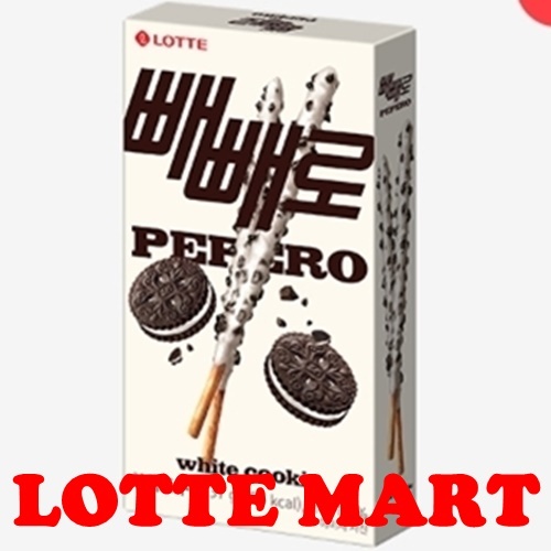 LOTTE PEPERO WHITE COOKIE 37G LOTTE MART | Shopee Philippines