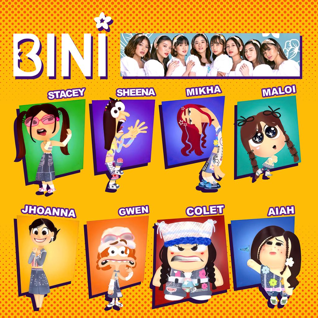 White T-shirt Graphic Tee BINI P-pop BINIverse Pantropiko Talaarawan ...