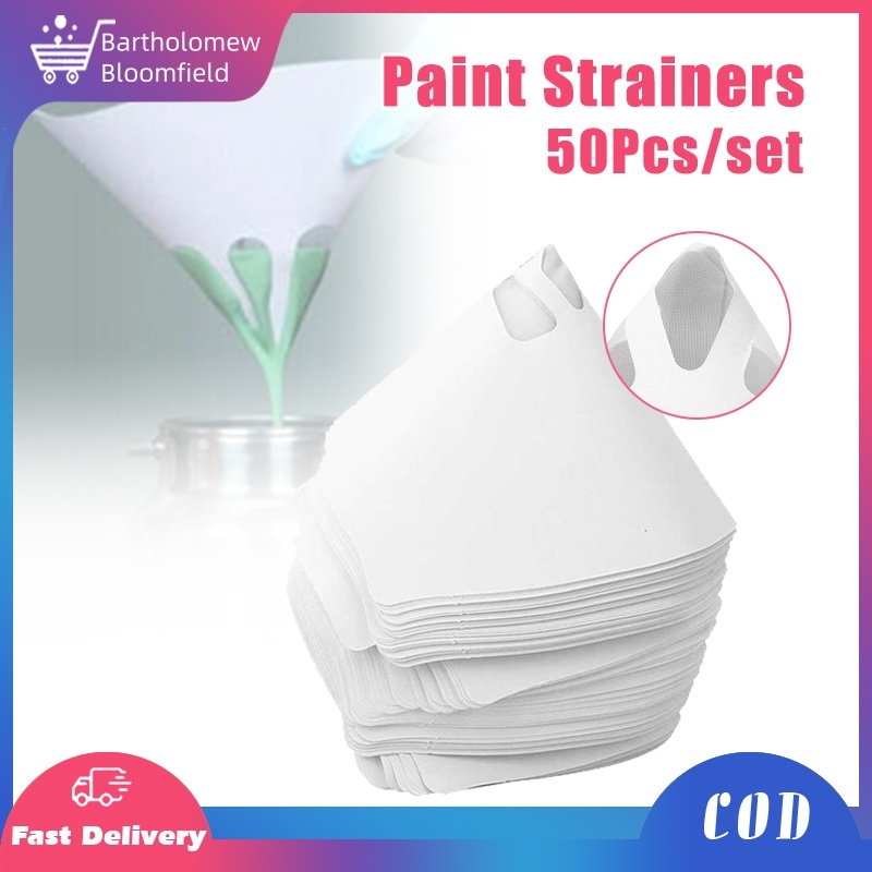 Disposable Paint Filter Funnel Mesh/100 Microns Paint Strainer/100 Mesh ...