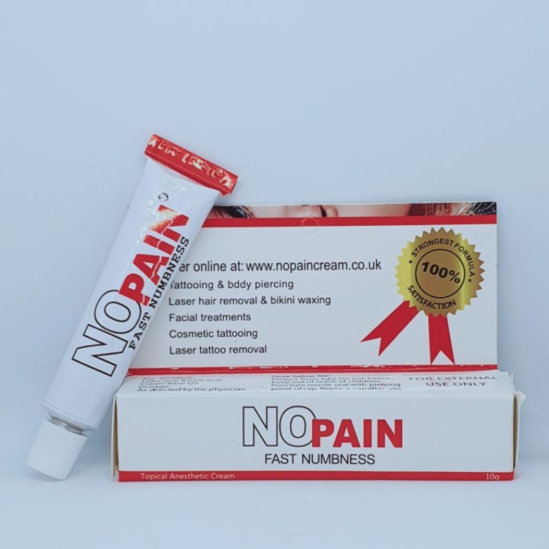 No Pain Numbing Cream Topical Anesthesia Cream Microblading | Shopee ...
