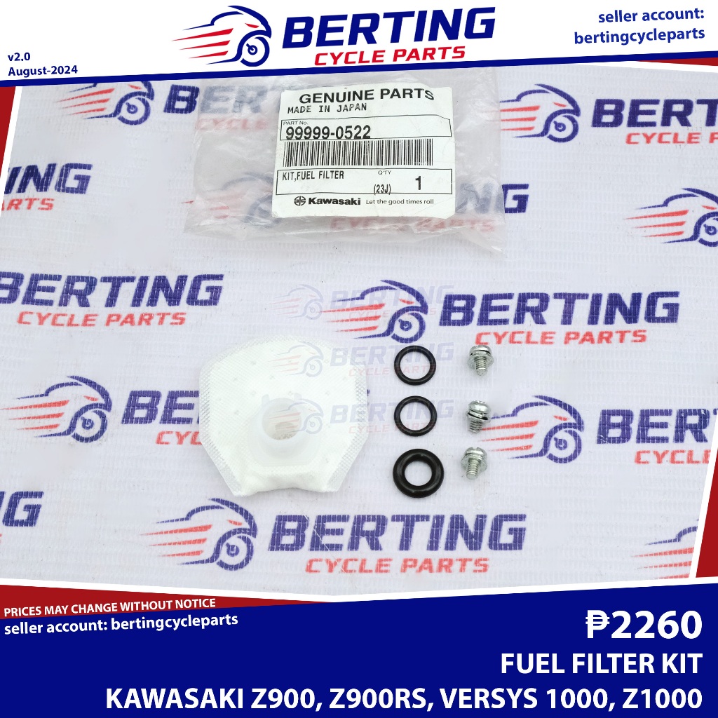 FUEL FILTER KIT FUEL PUMP Kawasaki Z900 Z900RS Versys 1000 Z1000 ...