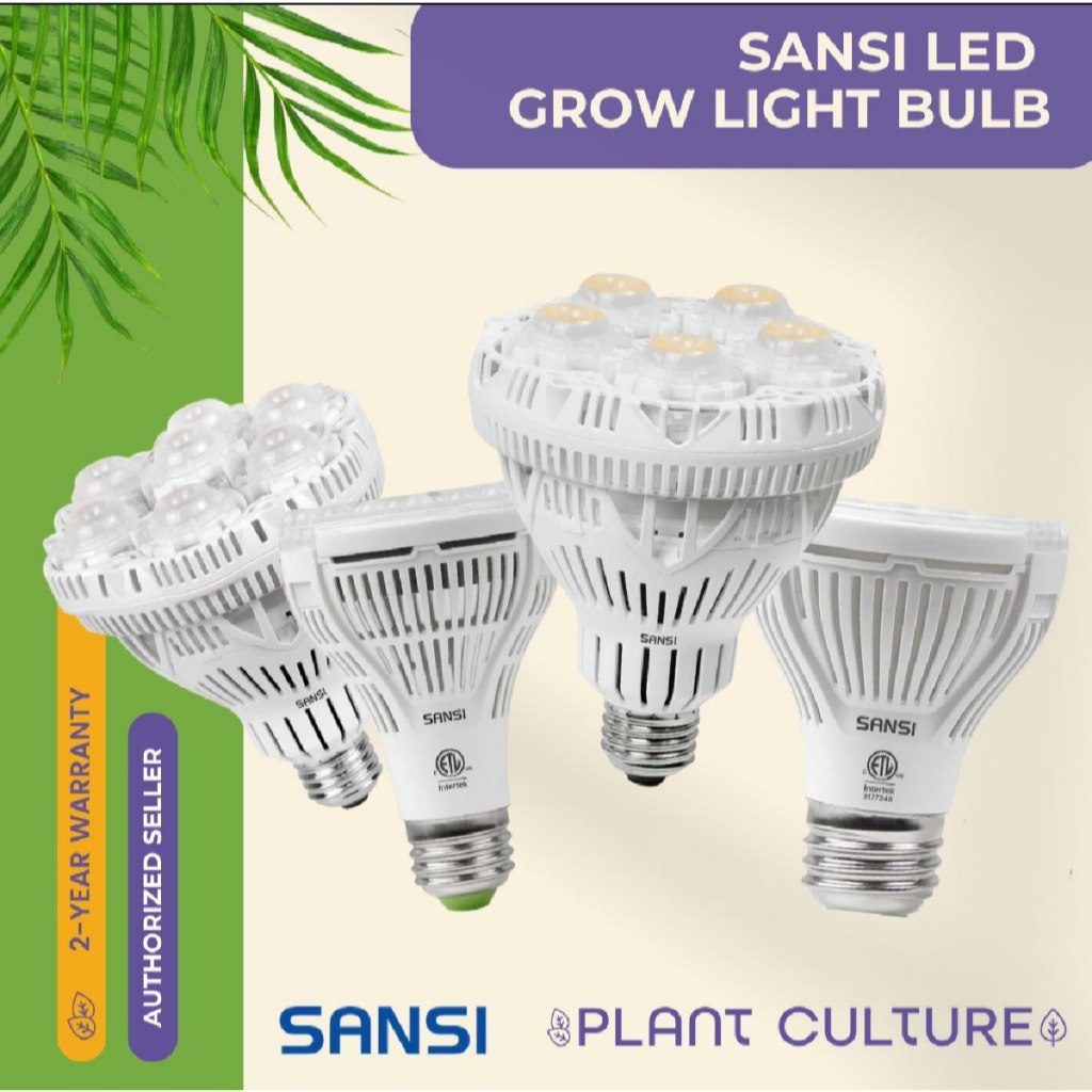 Sansi Grow Light Bulb Full Spectrum 10W / 15W / 24W / 36W For Growing ...