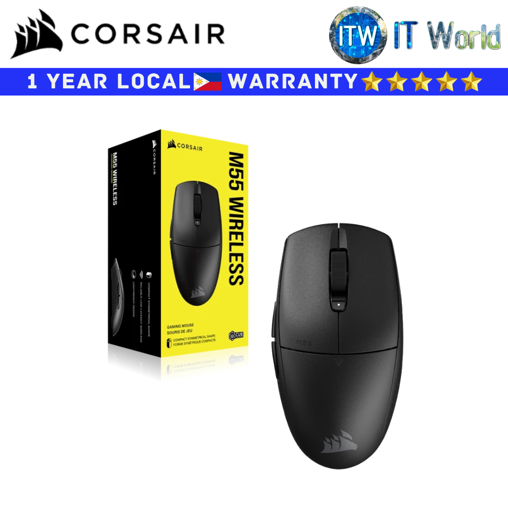 Corsair Wireless Mouse M55 WIRELESS Gaming Mouse (CS-CH-931F000-AP ...