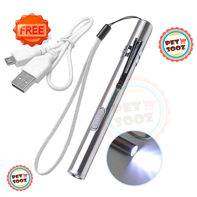 Chicken Egg LED Flashlight Egg light tester Mini Rechargeable Pen light ...
