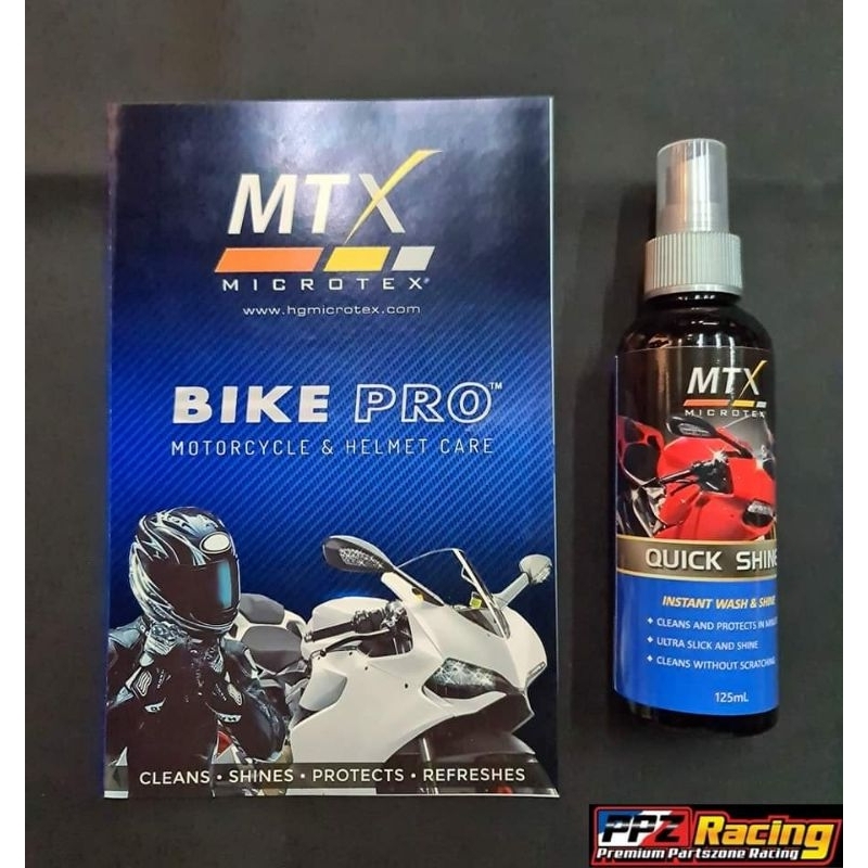 MTX MICROTEX BIKE QUICK SHINE - 125ML | Shopee Philippines