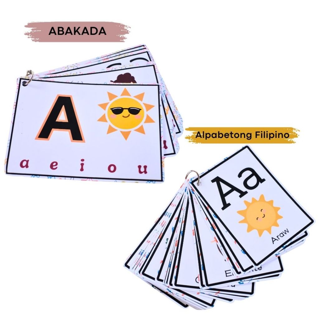 ABAKADA Flashcard | A to Z Alpabetong Filipino Flashcards | Flashcard ...