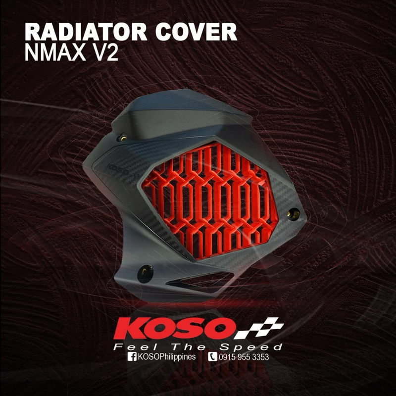 KOSO RADIATOR COVER NMAX V2 / AEROX V2 | Shopee Philippines