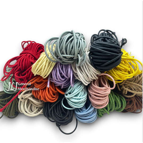 Elastic round rubber garter sold per (5yards & 10yards) | Shopee ...