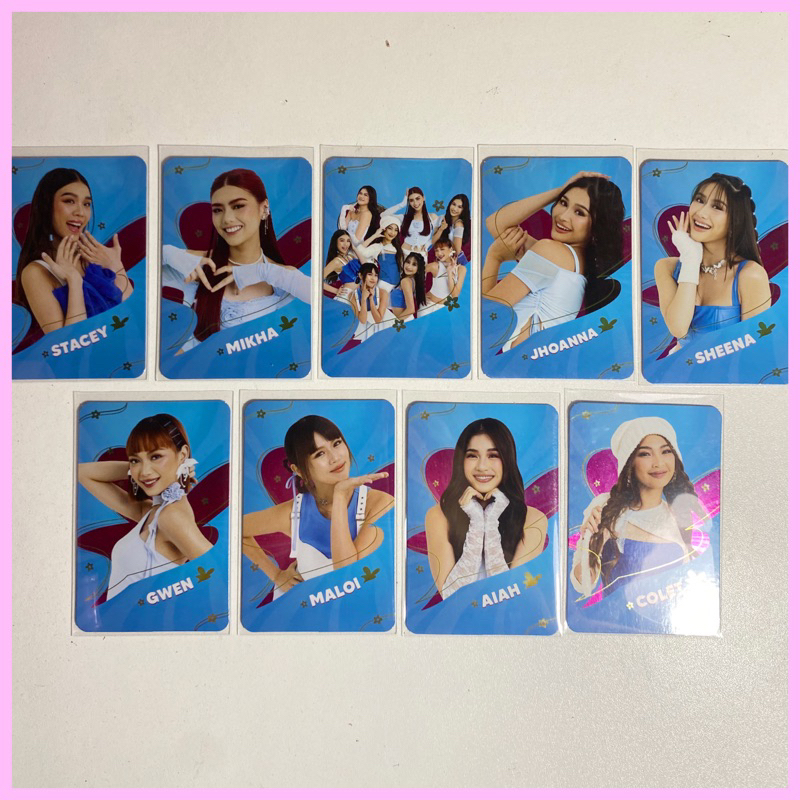 BINI x Modess Photocard Complete Set 9pcs ( Official ) | Shopee Philippines
