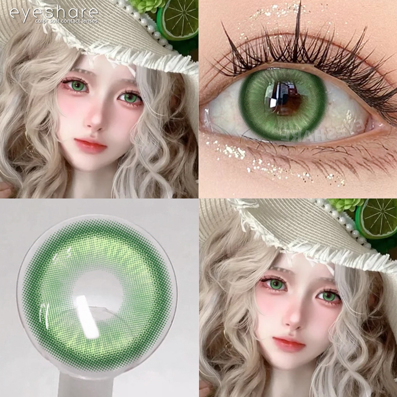 Eyeshare MADRID Series Contact Lens Cosplay Green/Blue 2pcs Contacts ...