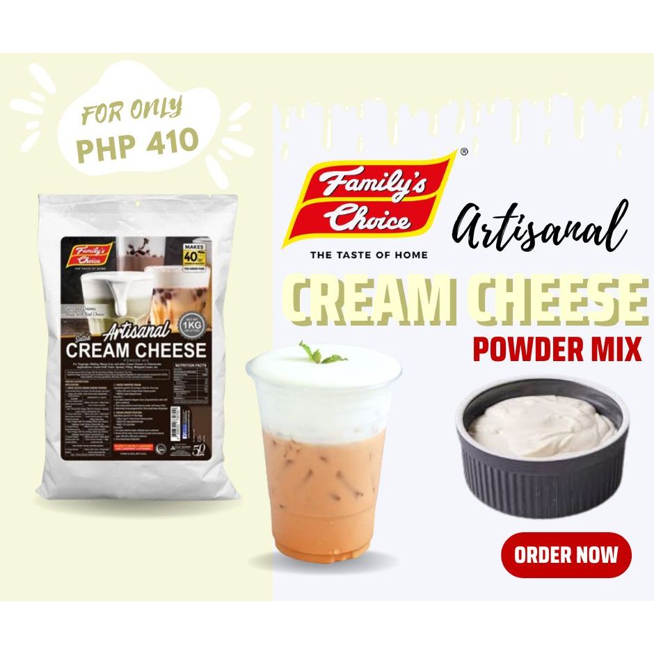 Family's Choice Artisanal Cream Cheese Powder Mix | Shopee Philippines