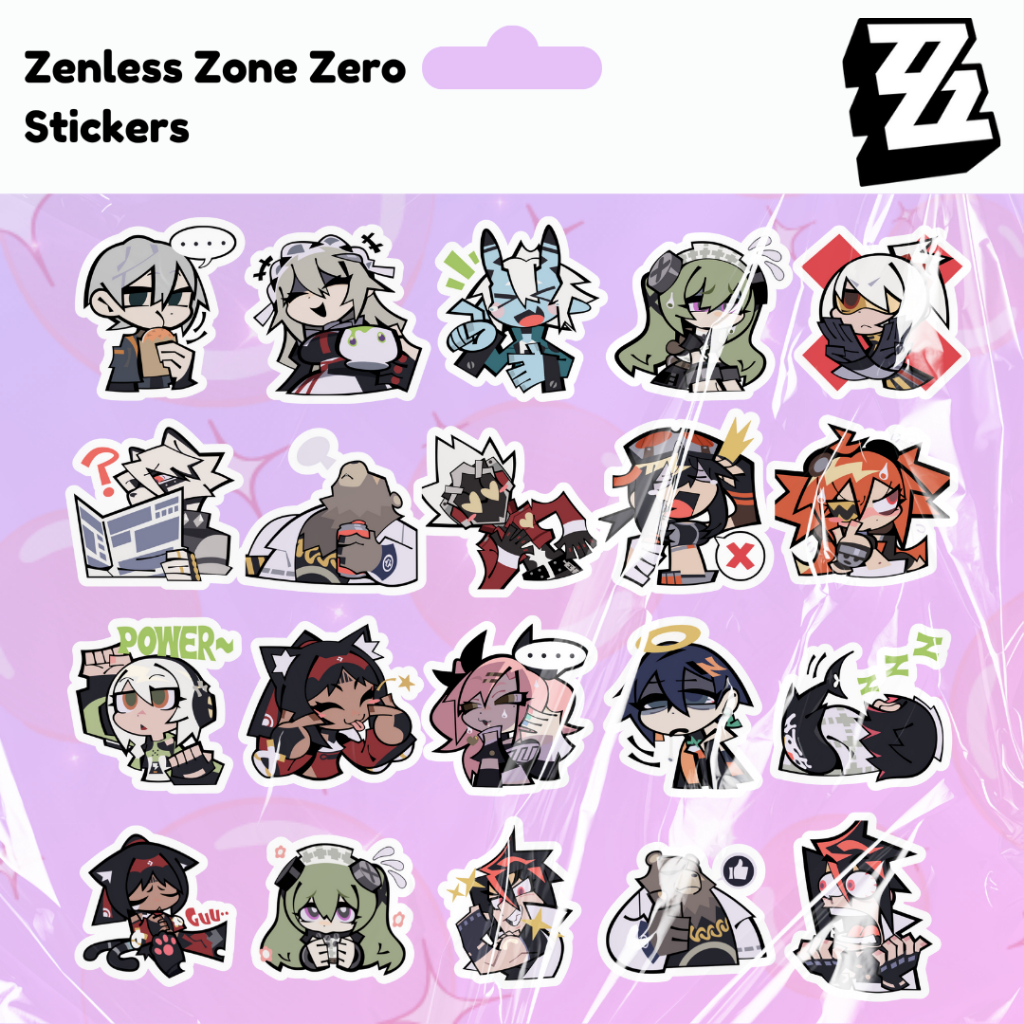 Zenless Zone Zero [waterproof vinyl stickers] Game | Shopee Philippines
