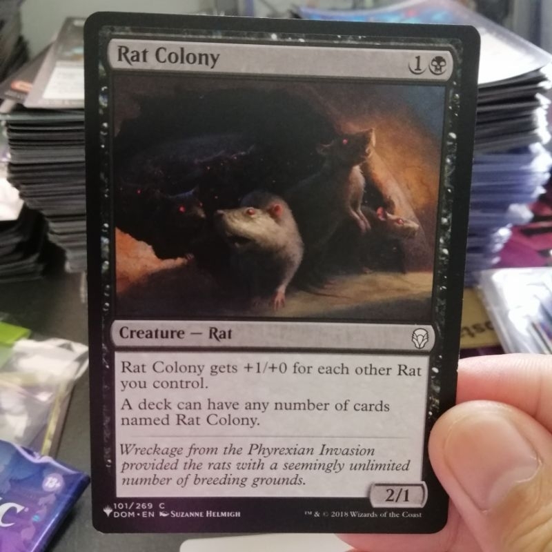 1 the list Rat Colony MTG card magic the gathering EDH | Shopee Philippines