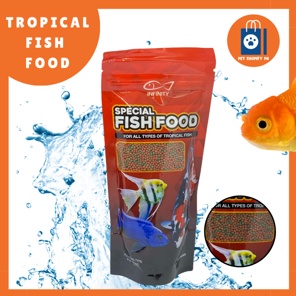 Infinity Special Fish Food For All Types Of Tropical Fish 80 grams ...