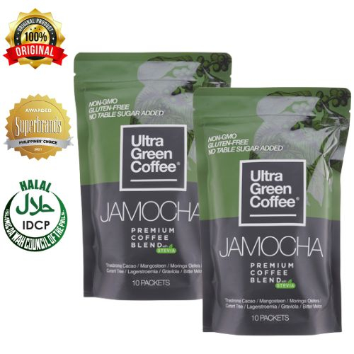 100% Authentic Ultra Green Coffee Jamocha (Twin Pack) | Shopee Philippines
