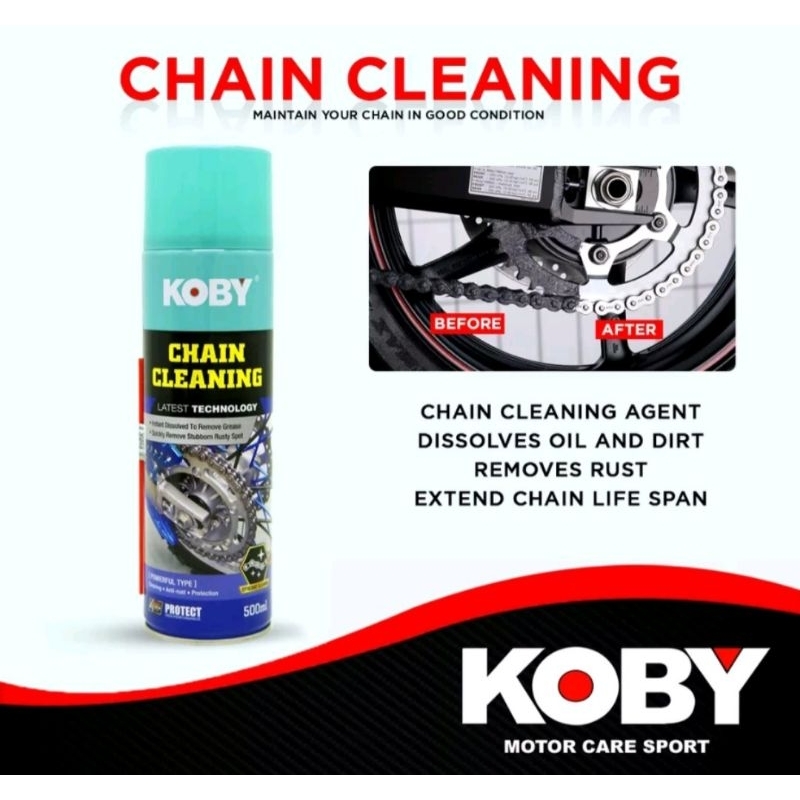 KOBY CHAIN CLEANER/CLEANING 500ML | Shopee Philippines