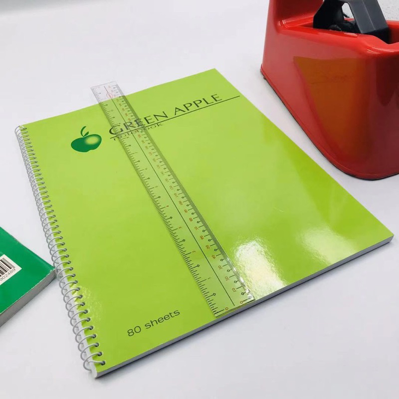 Green Apple Big Spiral Notebook 80 leaves | Shopee Philippines
