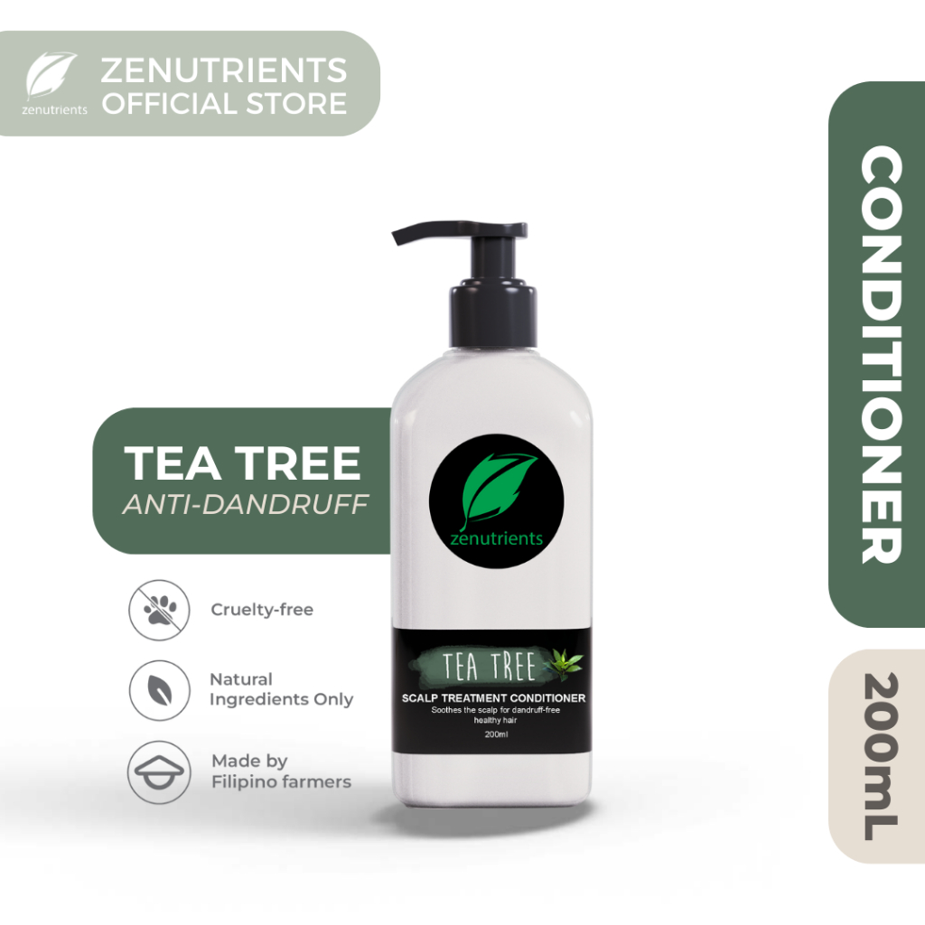 Zenutrients Anti Dandruff Tea Tree Conditioner 200mL (Organic, No ...