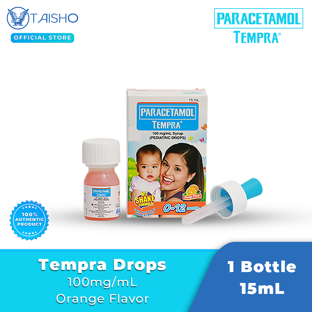 Tempra 100mg/Ml Drops Orange 15ml 1's | Shopee Philippines