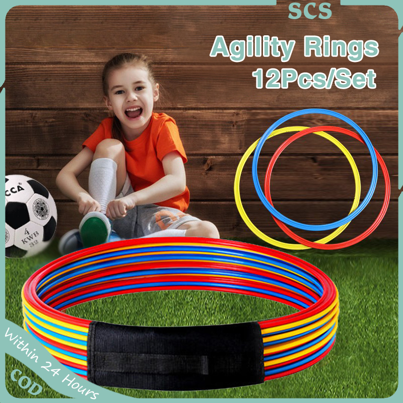 12pcs/set Speed and Agility Training Rings,for Athletics Football ...