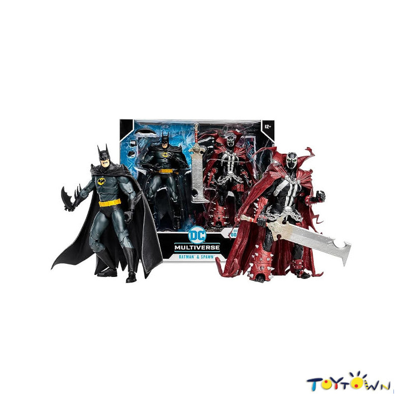 McFarlane - DC Multiverse - Batman & Spawn 7" Action Figure 2-Pack ...