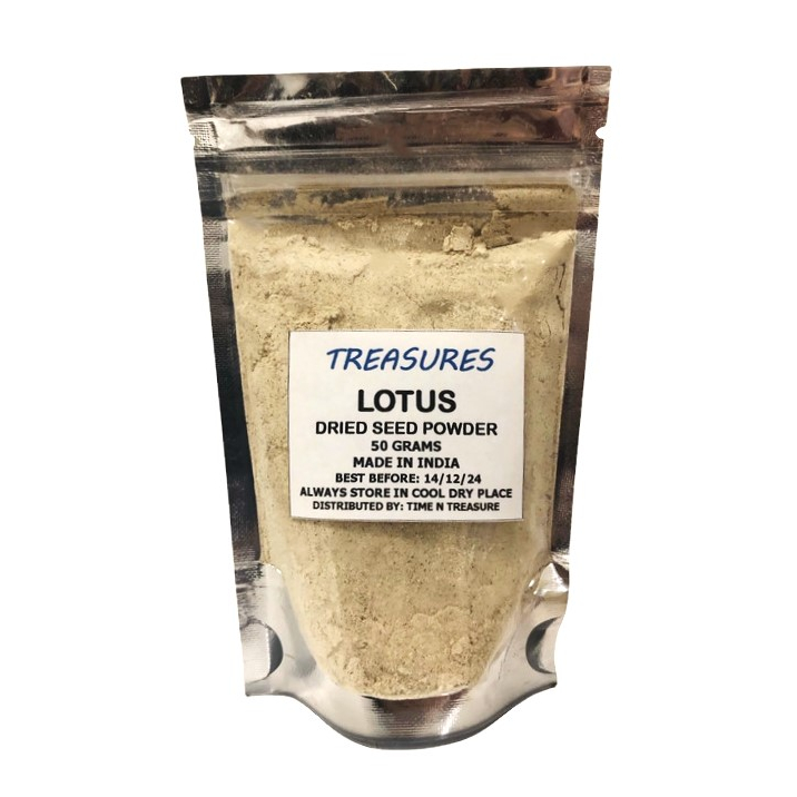 Treasures Lotus Dried Seed Powder - Fox Nuts/Lotus Seeds - 100% Pure ...