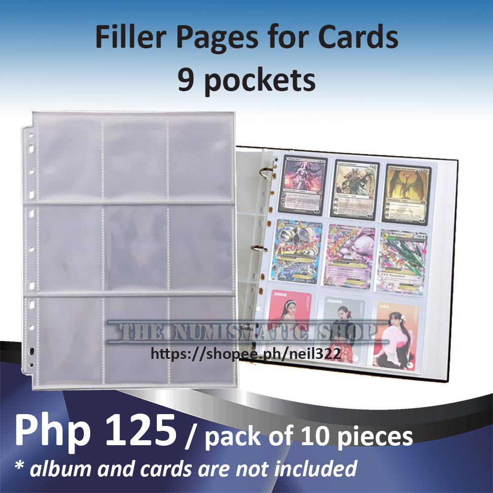 Album Fillers Loose Pages for Pokemon Cards, MTG Cards, K-pop and ...