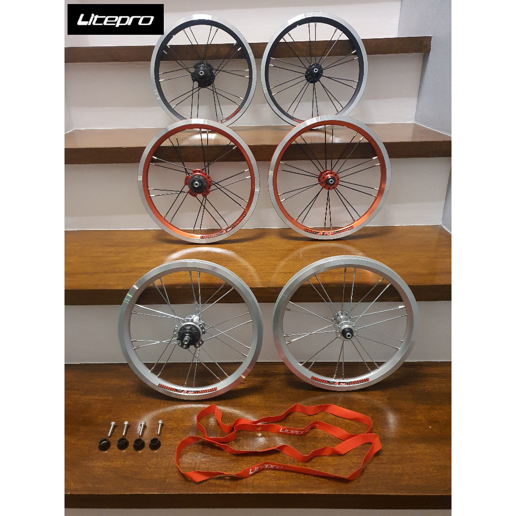 LITEPRO KFun Bicycle Single Speed 14" 254 74/85 9T Double Wall 24h Rim ...