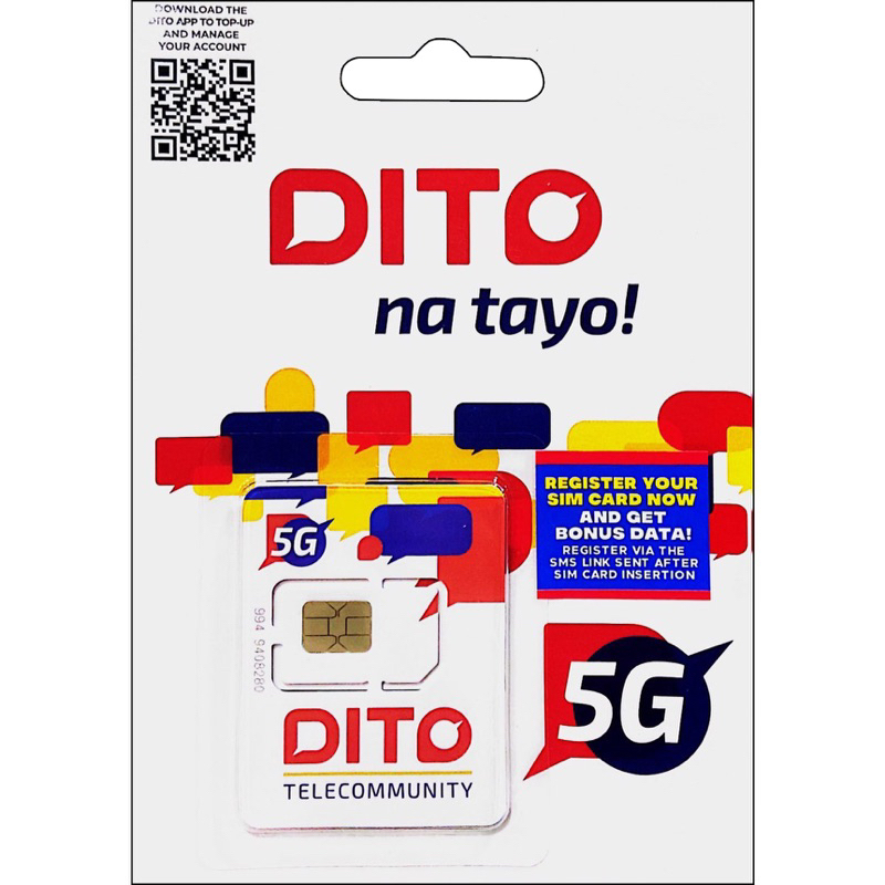 HY DITO Simcard with 3GB DATA + UNLI Text & Call + 100 mins call to ...