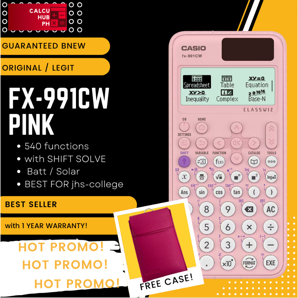CASIO CLASSWIZ FX991CW SCIENTIFIC CALCULATOR WITH 12 MONTHS WARRANTY ...
