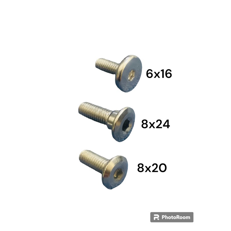 Stainless Dics bolts/body bolts 6x16 8x20 8x24 | Shopee Philippines