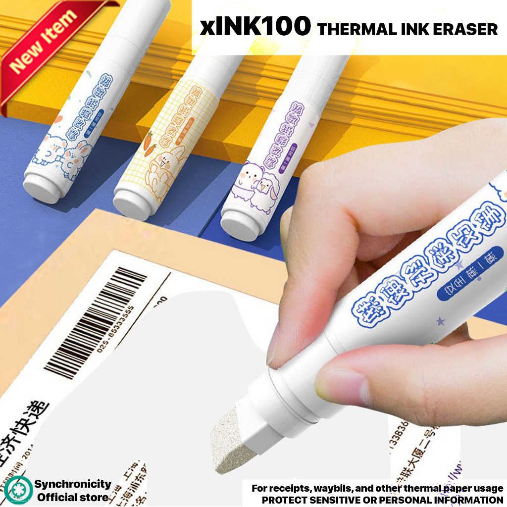 xINK100 Thermal Paper Eraser Pen Privacy Identity Information ...