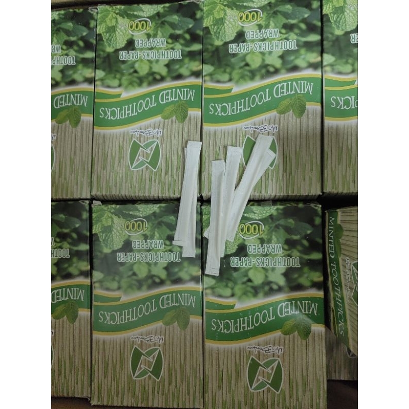Minted Toothpicks 250pcs (individually wrap) | Shopee Philippines