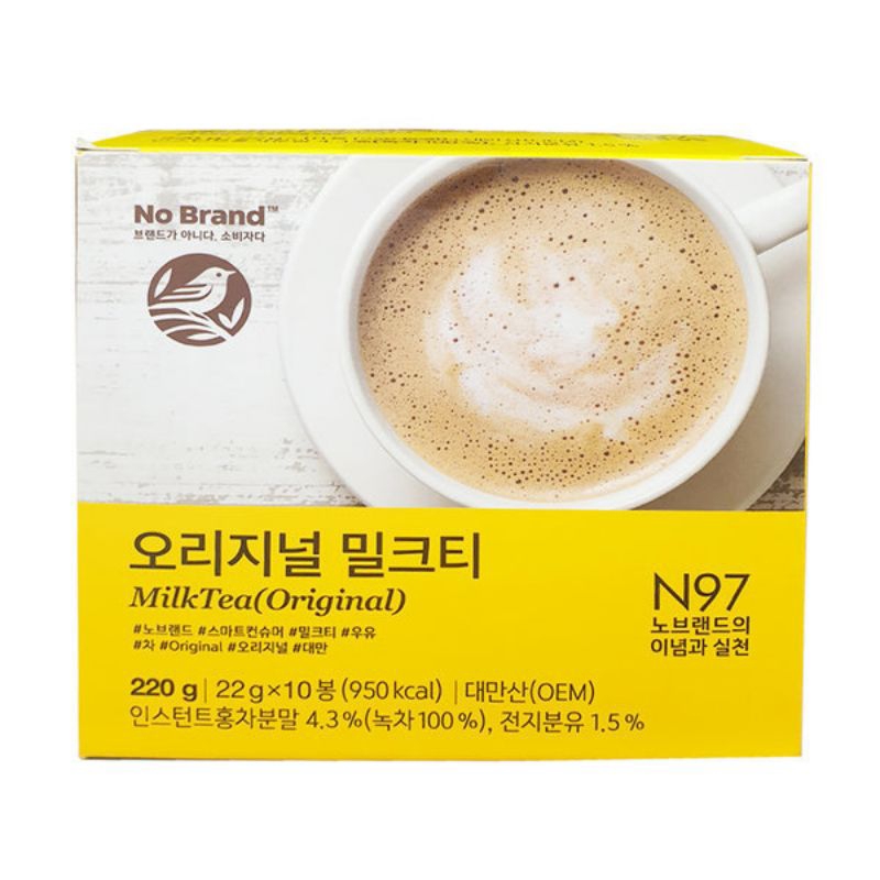 No Brand Korea Milk Tea 22g x 10 sachet | Shopee Philippines