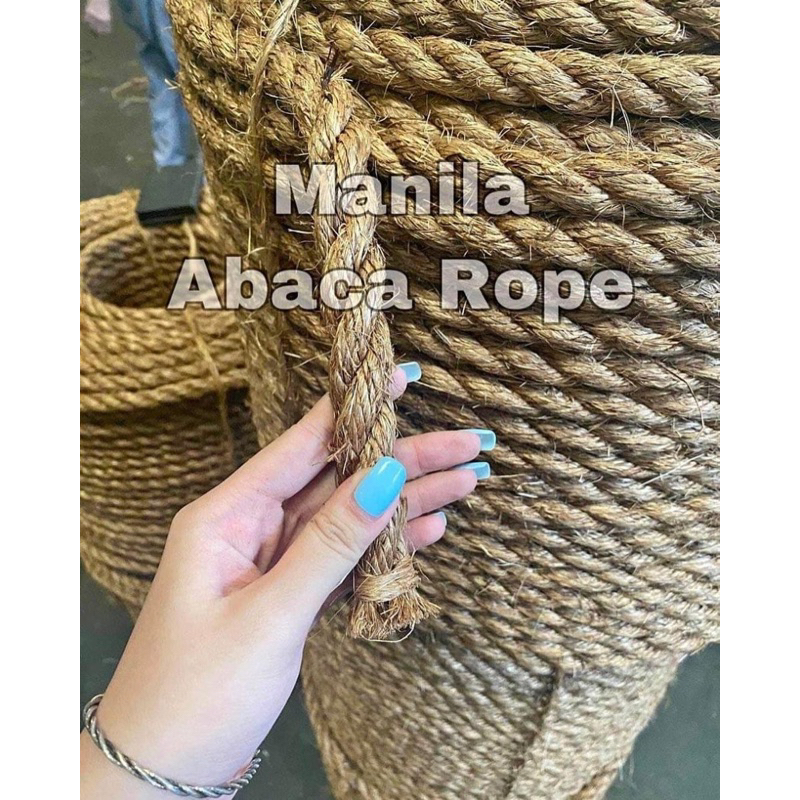Manila Abaca Rope 3/4 by 1 meter | Shopee Philippines