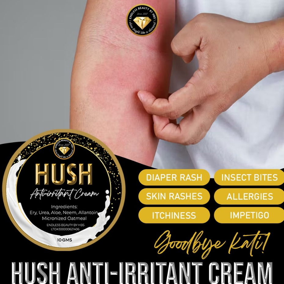 Hush Anti-irritant Itch Relief Cream by Endless Beauty HBS | Shopee ...