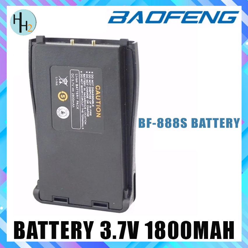 Baofeng BF 888s Battery 1800mah for Spare Two Way Radio | Shopee ...