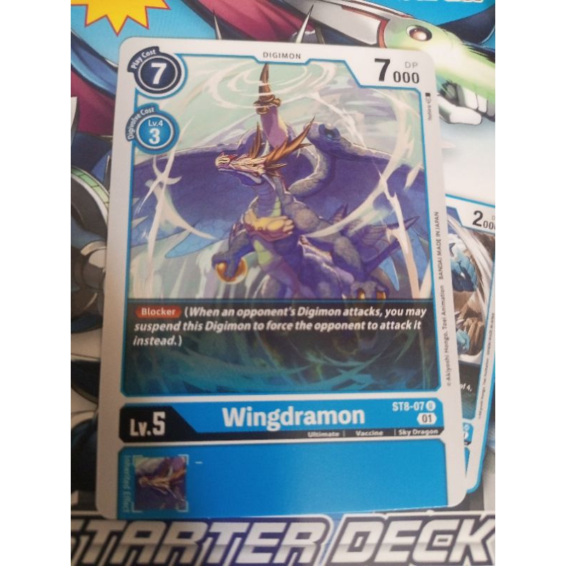 [ENG] U Wingdramon ST08 07 Original Digimon Card Game English Version ...