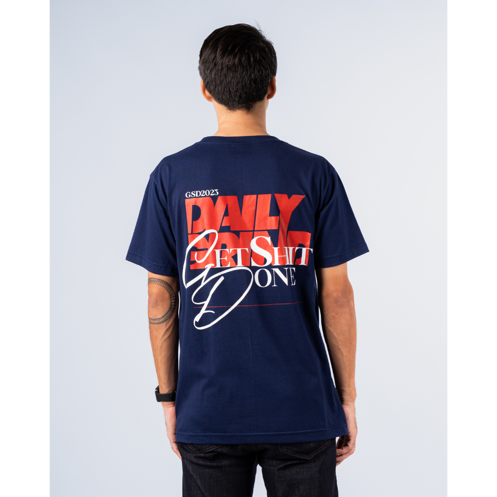 DAILY GRIND GSD TSHIRT NAVY BLUE | Shopee Philippines