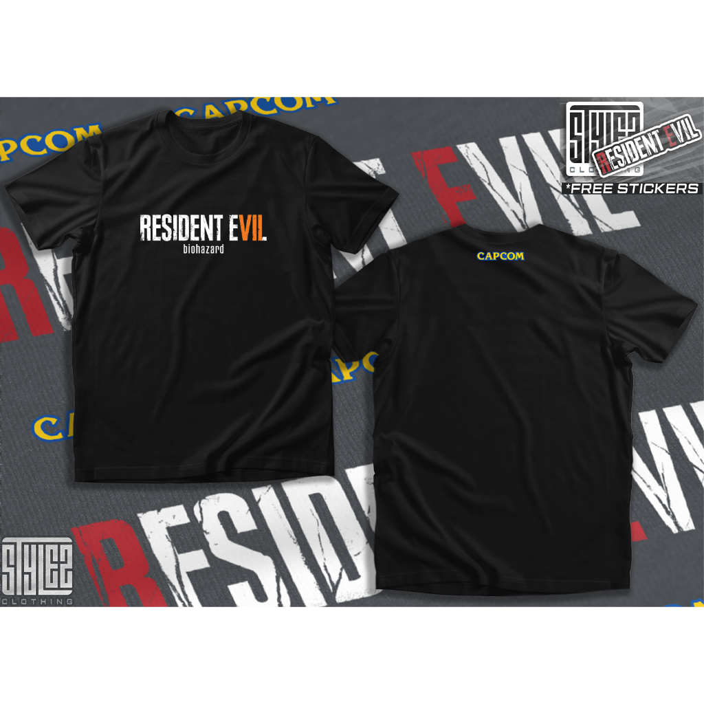 RESIDENT EVIL 7 BIOHAZARD CAPCOM GAMERS T-SHIRT | Shopee Philippines