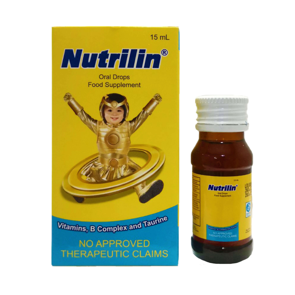 NUTRILIN Vitamins B-Complex and Taurine Drops 15mL | Shopee Philippines